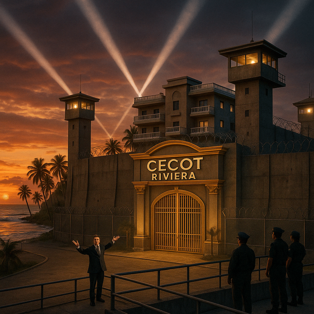 Welcome to CECOT Riviera: Trump Unveils New "Luxury" Detention Facility ...