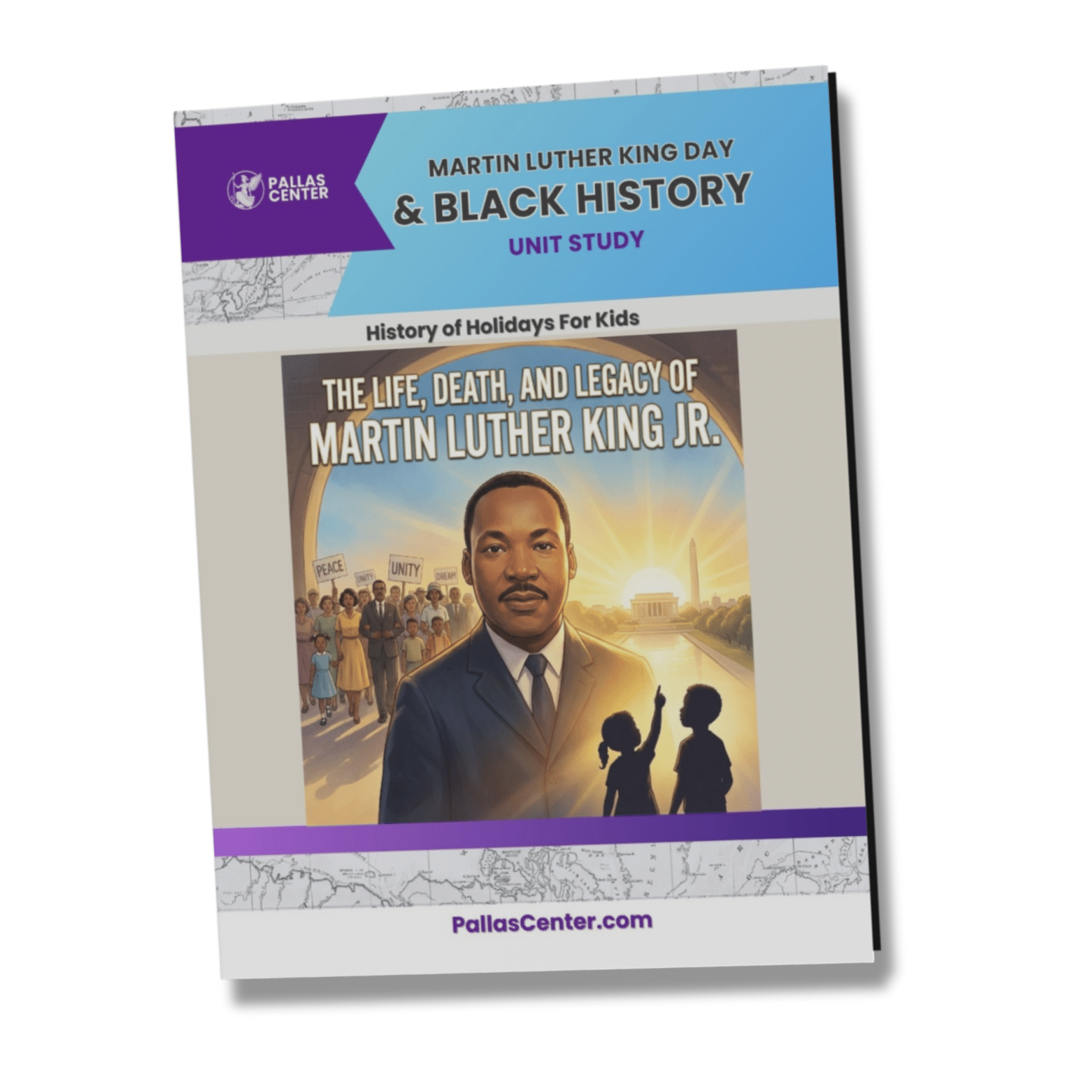 The Life and Legacy of Martin Luther King Jr. Unit Study, Lapbook and Audio - Pallas Center